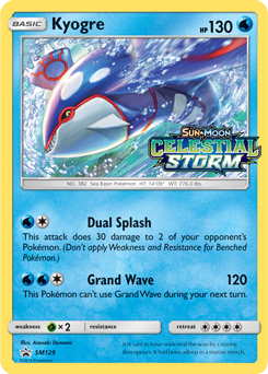 Kyogre Pokemon Card