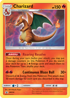 Charizard | Sun & Moon Promo | TCG Card Database | Pokemon.com
