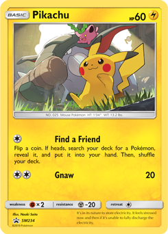 Pikachu | Sun & Moon Promo | TCG Card Database | Pokemon.com