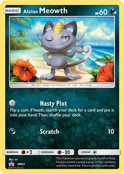 Alolan Meowth | Sun & Moon Promo | TCG Card Database | Pokemon.com