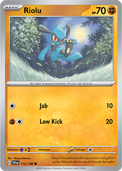 Riolu | Scarlet & Violet | TCG Card Database | Pokemon.com