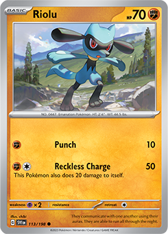 Riolu | Scarlet & Violet | TCG Card Database | Pokemon.com