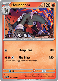 Houndoom | Scarlet & Violet | TCG Card Database | Pokemon.com