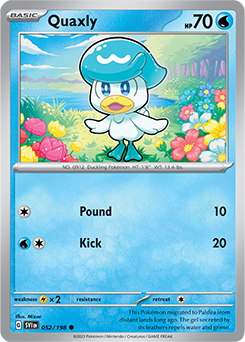 Quaxly | Scarlet & Violet | TCG Card Database | Pokemon.com