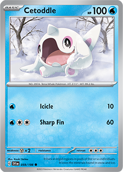 Cetoddle | Pokédex