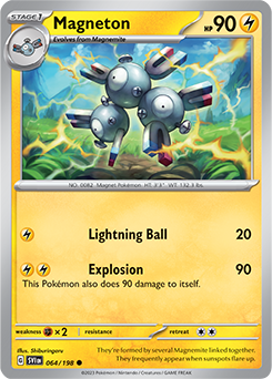 Magneton | Scarlet & Violet | TCG Card Database | Pokemon.com