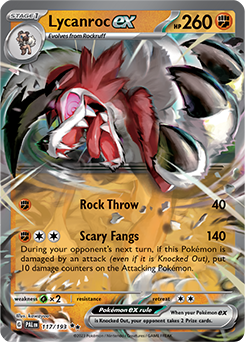 Lycanroc ex | Paldea Evolved | TCG Card Database | Pokemon.com