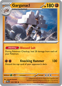 Garganacl | Paldea Evolved | TCG Card Database | Pokemon.com
