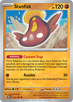 Stunfisk | Obsidian Flames | TCG Card Database | Pokemon.com