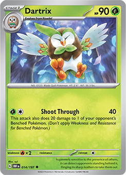 Dartrix | Pokédex