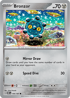 Bronzor | Obsidian Flames | TCG Card Database | Pokemon.com