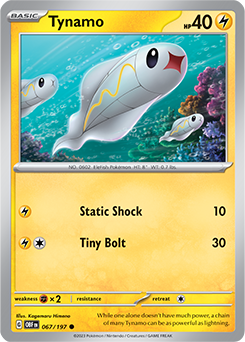 Tynamo | Obsidian Flames | TCG Card Database | Pokemon.com
