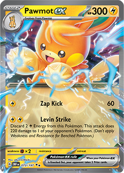 Pawmot ex | Obsidian Flames | TCG Card Database | Pokemon.com