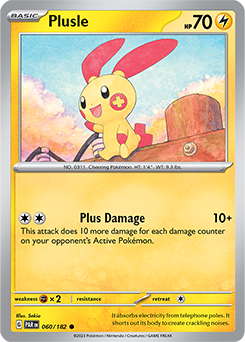 Plusle | Paradox Rift | TCG Card Database | Pokemon.com
