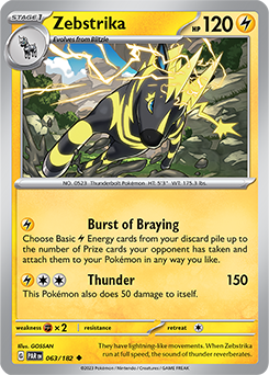 Zebstrika | Paradox Rift | TCG Card Database | Pokemon.com