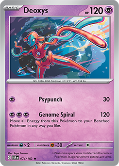 Deoxys | Paradox Rift | TCG Card Database | Pokemon.com
