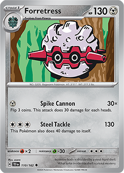 Forretress | Temporal Forces | TCG Card Database | Pokemon.com