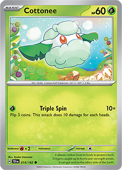 Cottonee | Temporal Forces | TCG Card Database | Pokemon.com