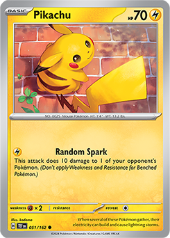 Pikachu | Temporal Forces | TCG Card Database | Pokemon.com