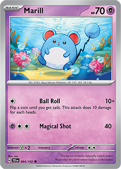 Marill | Temporal Forces | TCG Card Database | Pokemon.com