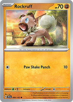 Rockruff | Temporal Forces | TCG Card Database | Pokemon.com