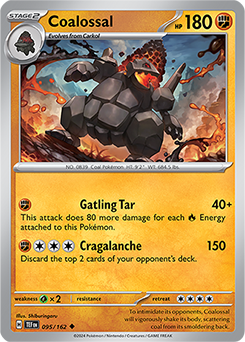 Coalossal | Temporal Forces | TCG Card Database | Pokemon.com