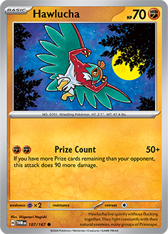 Hawlucha | Twilight Masquerade | TCG Card Database | Pokemon.com