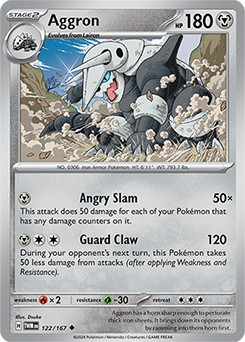Aggron | Twilight Masquerade | TCG Card Database | Pokemon.com