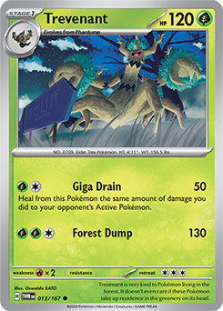 Trevenant | Twilight Masquerade | TCG Card Database | Pokemon.com