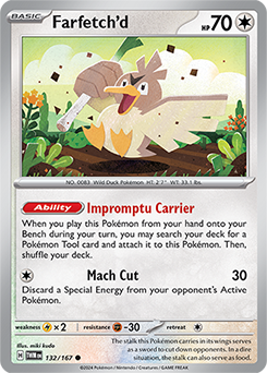 Farfetch’d | Twilight Masquerade | TCG Card Database | Pokemon.com