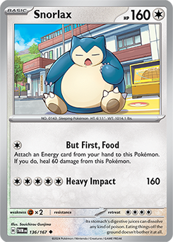 Snorlax | Twilight Masquerade | TCG Card Database | Pokemon.com