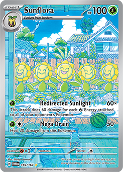 Sunflora | Twilight Masquerade | TCG Card Database | Pokemon.com