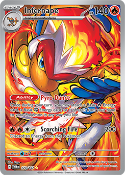 Infernape | Twilight Masquerade | TCG Card Database | Pokemon.com