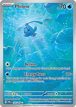Phione | Twilight Masquerade | TCG Card Database | Pokemon.com