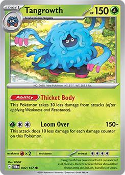 Tangrowth | Twilight Masquerade | TCG Card Database | Pokemon.com