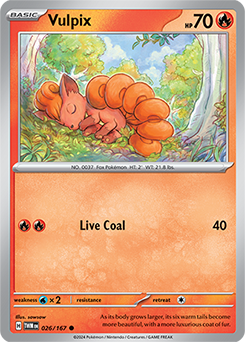 Vulpix | Twilight Masquerade | TCG Card Database | Pokemon.com