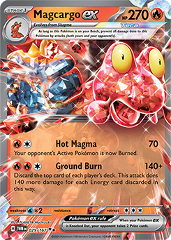 Magcargo ex | Twilight Masquerade | TCG Card Database | Pokemon.com