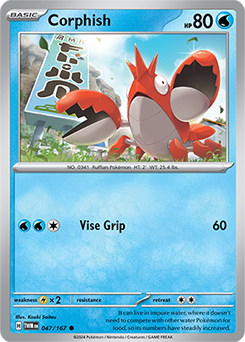 Corphish | Twilight Masquerade | TCG Card Database | Pokemon.com