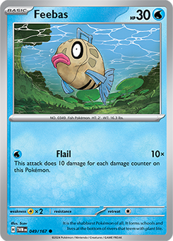 Feebas | Twilight Masquerade | TCG Card Database | Pokemon.com