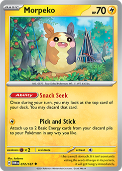 Morpeko | Twilight Masquerade | TCG Card Database | Pokemon.com