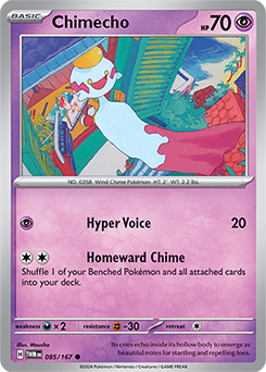Chimecho | Twilight Masquerade | TCG Card Database | Pokemon.com