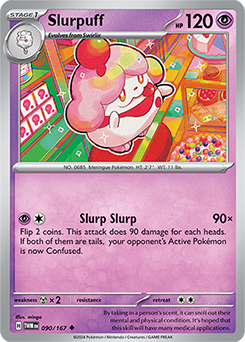 Slurpuff | Twilight Masquerade | TCG Card Database | Pokemon.com