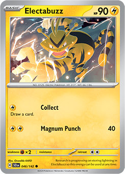 Electabuzz | Stellar Crown | TCG Card Database | Pokemon.com