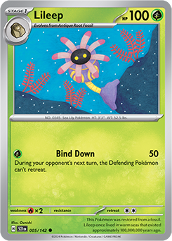 Lileep | Stellar Crown | TCG Card Database | Pokemon.com