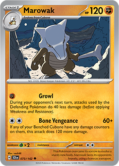 Marowak | Stellar Crown | TCG Card Database | Pokemon.com