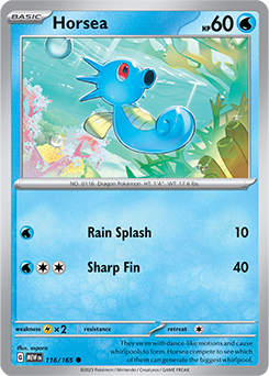 Horsea | 151 | TCG Card Database | Pokemon.com