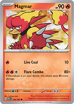Magmar | 151 | TCG Card Database | Pokemon.com