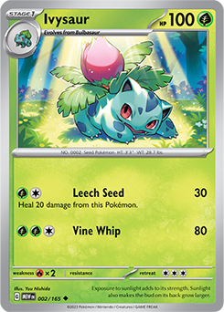Ivysaur | 151 | TCG Card Database | Pokemon.com