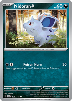Nidoran♀ | 151 | TCG Card Database | Pokemon.com
