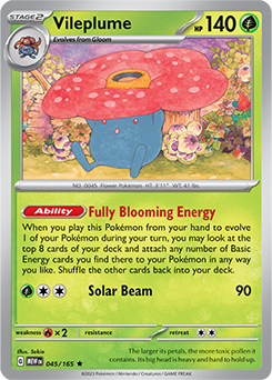 Vileplume | 151 | TCG Card Database | Pokemon.com